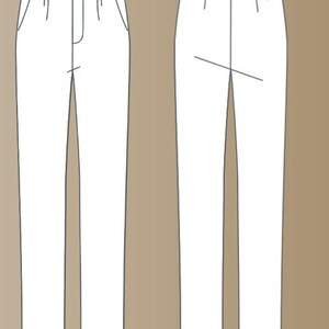 Men's Regular Fit Pants Sewing Pattern: Trendy Office Style (XXS-10XL ...