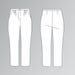 Tapered Leg Pleated Trousers Sewing Pattern: High Waist (XXS-10XL) (PDF ...