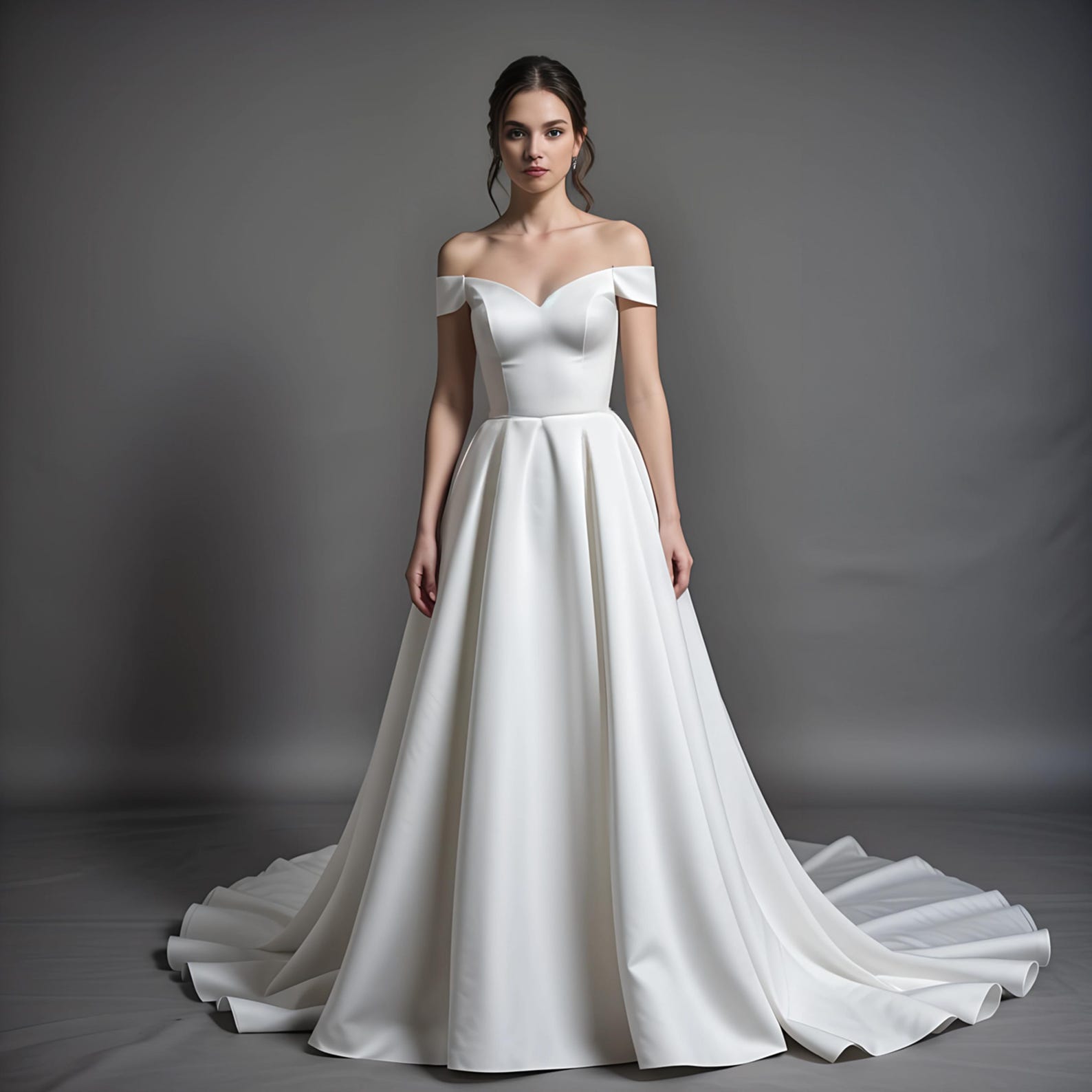 Off Shoulder Wedding Dress Pattern/bridal Gown Pattern /evening Dress ...