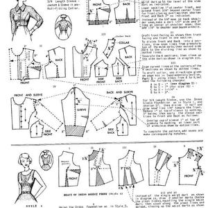 Basic Bodice Block Plus Sizes/eu 48-62/ UK 22-36 /US 18-32/basic Bodice ...