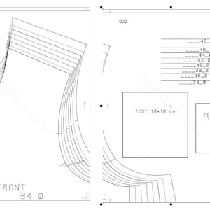 PDF Basic Dress Block Pattern | 8 Sizes | PDF Sewing Pattern |basic ...