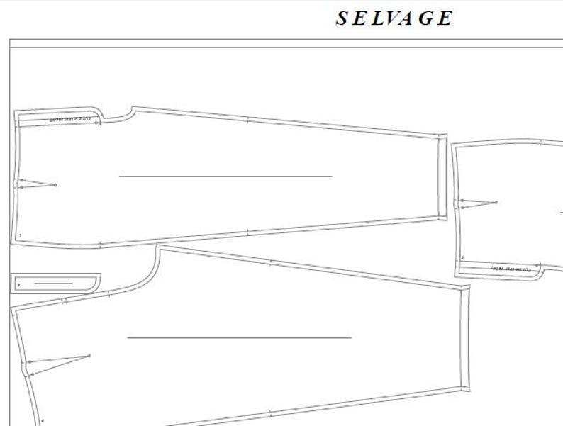 Peg Leg Chino Pants Sewing Pattern: High Waist, XXS-10XL (PDF Pattern ...