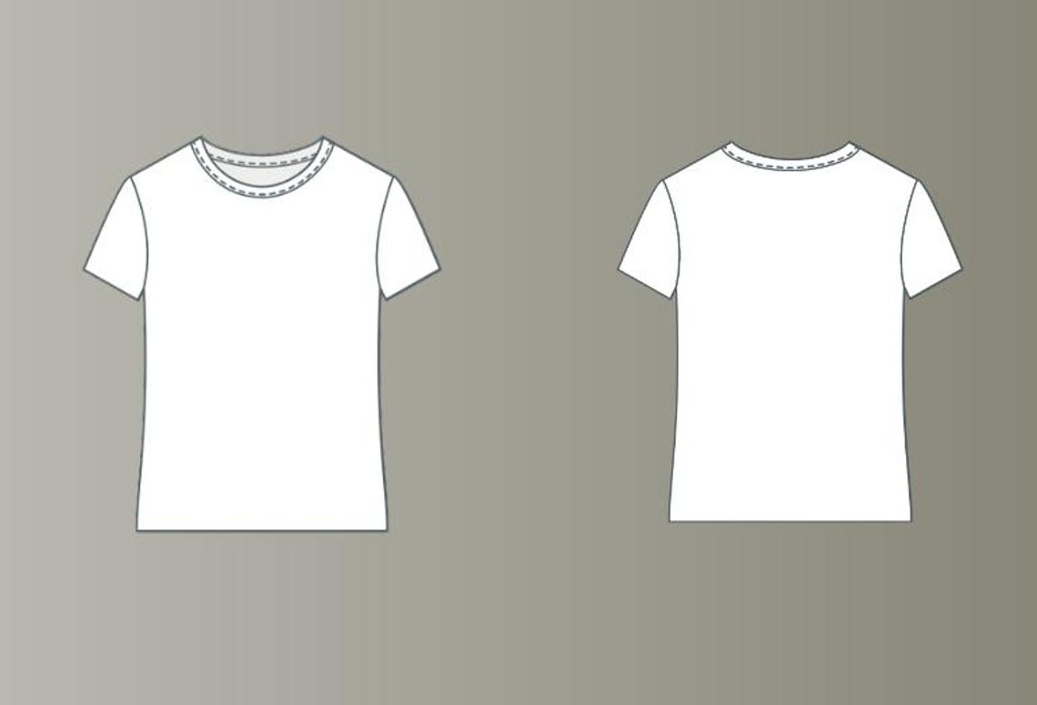 Fitted Women's T-shirt Sewing Pattern: Athletic Fit, XXS-10XL (PDF ...