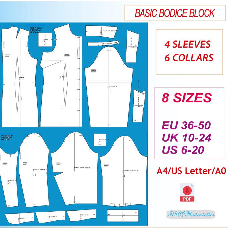 Basic Pattern Block Custom - Etsy New Zealand