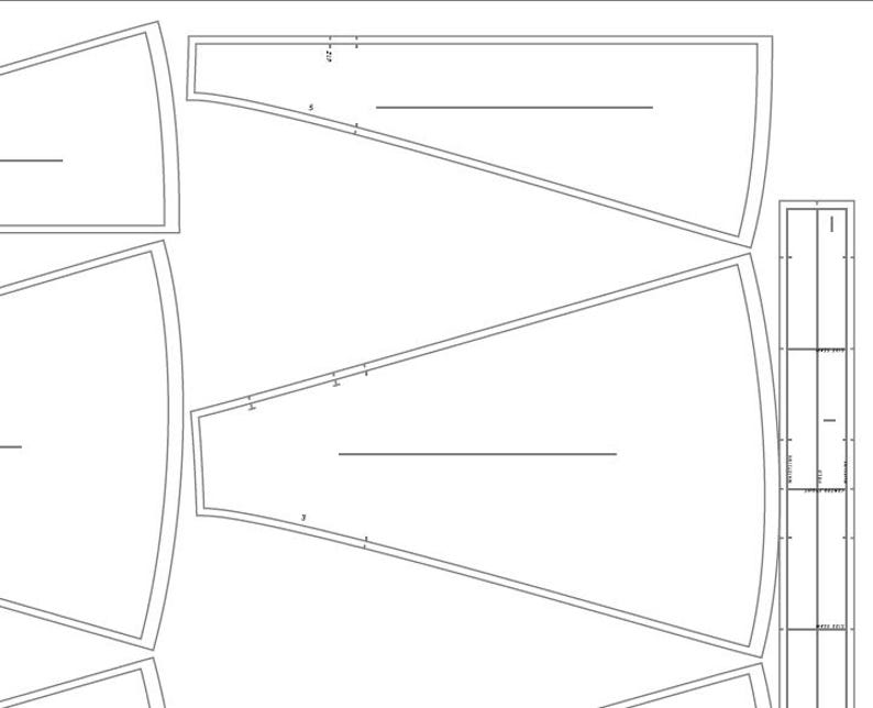 Vintage Flared Paneled Skirt Sewing Pattern: Plus Size Cottagecore (PDF ...
