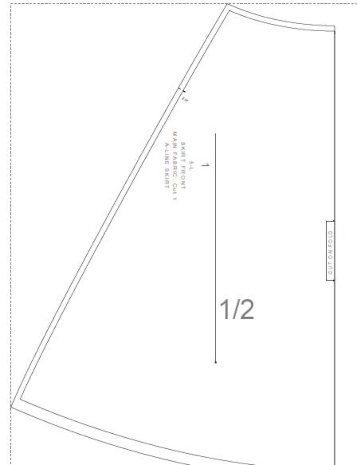 A-line Skirt Sewing Pattern/ Easy Skirt Pattern/summer Skirt Pattern ...