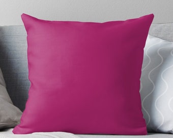 Magenta Cushion - Etsy UK