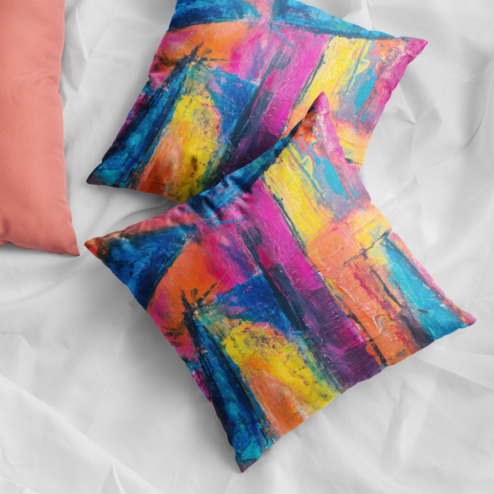 Abstract Cushion Cover Cushion Covers UK Pillow Covers | Etsy