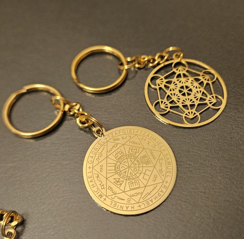 Sacred Geometry Keychain - Etsy