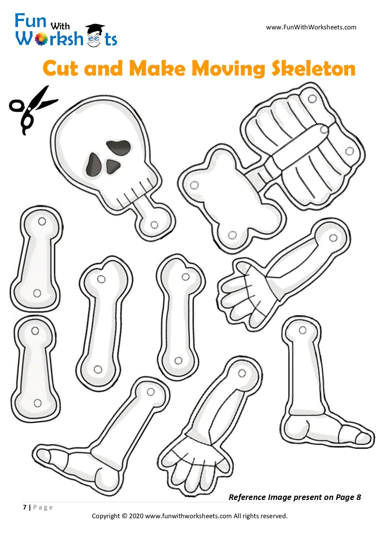 Skeleton Anatomy Activity | Printable Human Bones Lesson | Moving ...