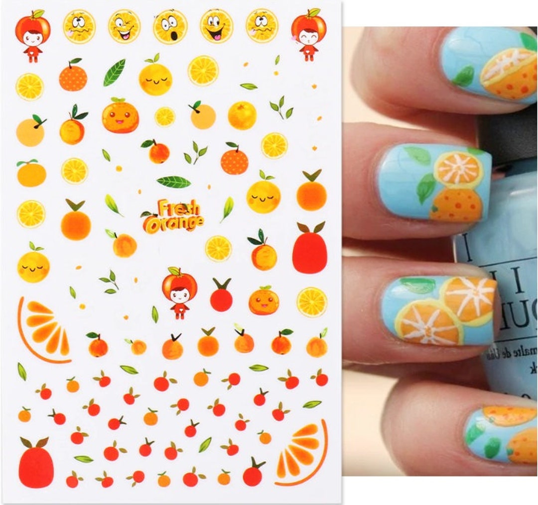Easy Fruit Nail Art