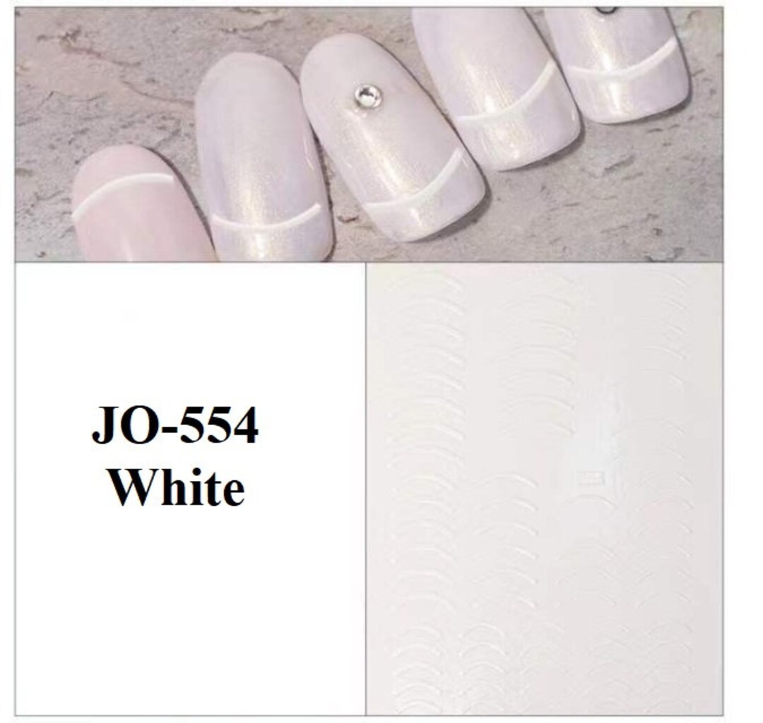 White French Smile Line Nail Art Stickers: Self-adhesive DIY Decals - Etsy