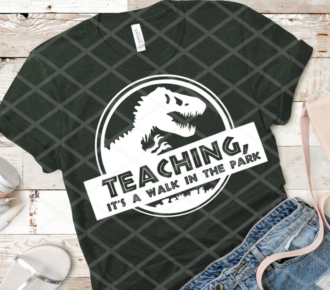 Teaching It's a Walk in the Park Screen Print Transfer - Etsy