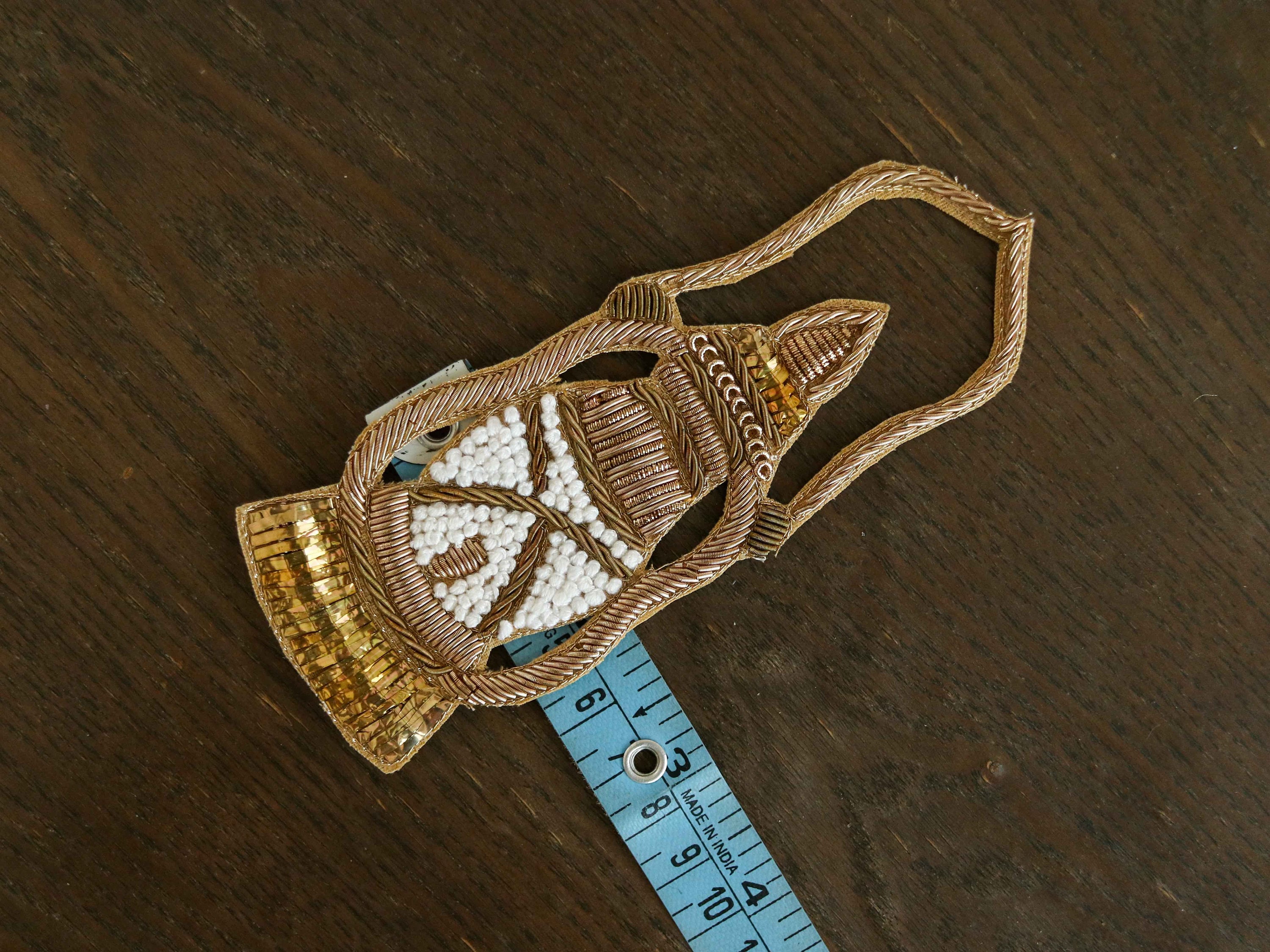 Vintage Lantern Quirky Embroidered Patch,handmade Golden Lamp Applique ...