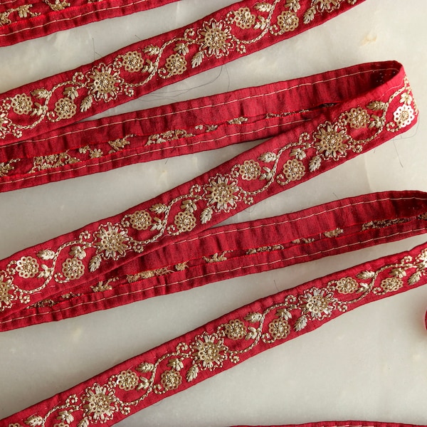 Red Lace Fabric - Etsy