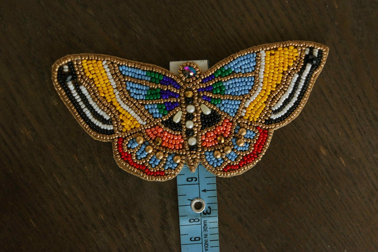 Multicolour Beaded Butterfly Embroidered Patchhandmade - Etsy