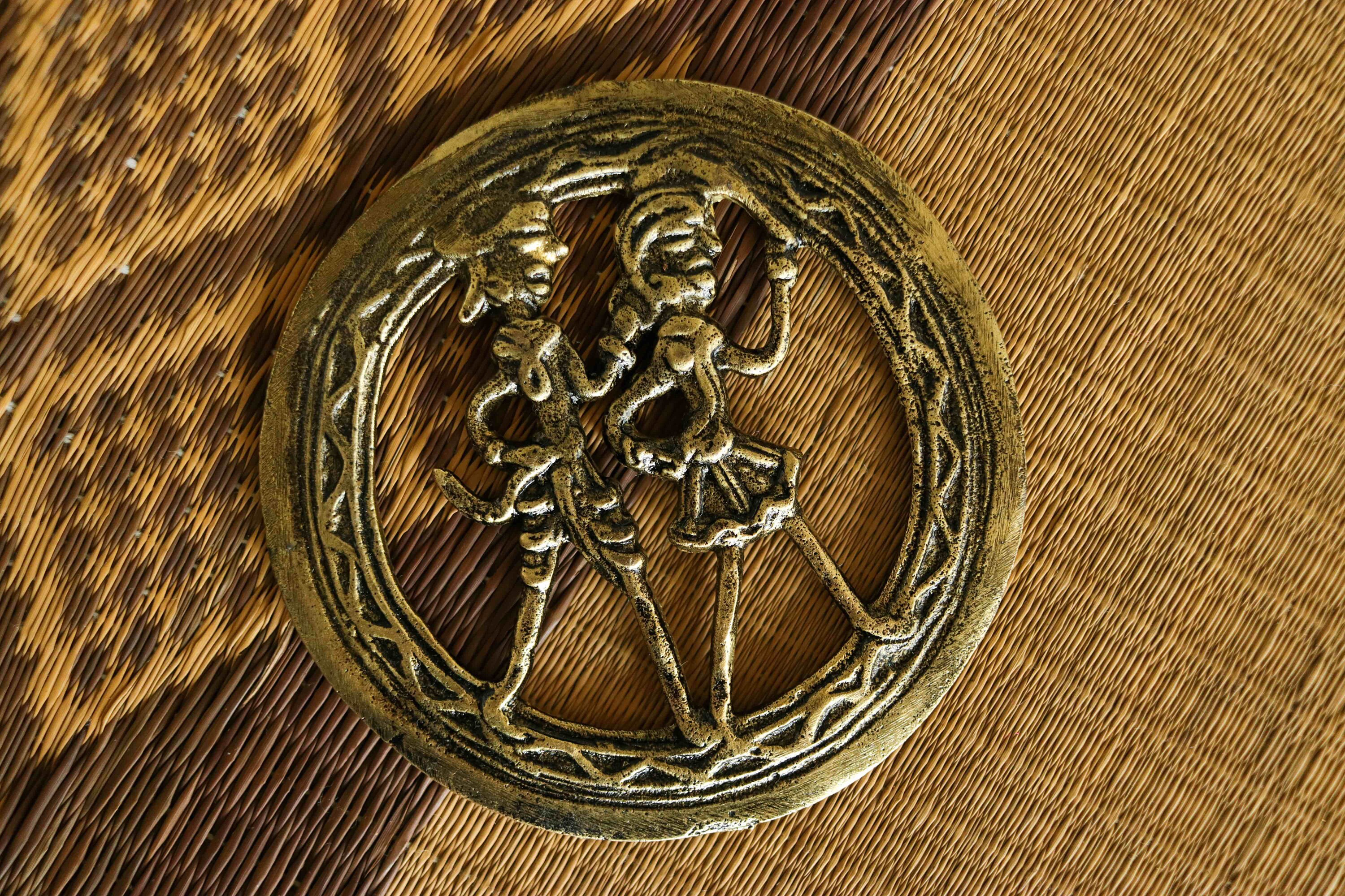 Old Gold Tribal Metal Charmboho Harappan Style Vintage Look - Etsy UK