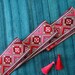 Beige Red Geometric Jacquard Trim,pink Red Checks Brocade Border,indian ...