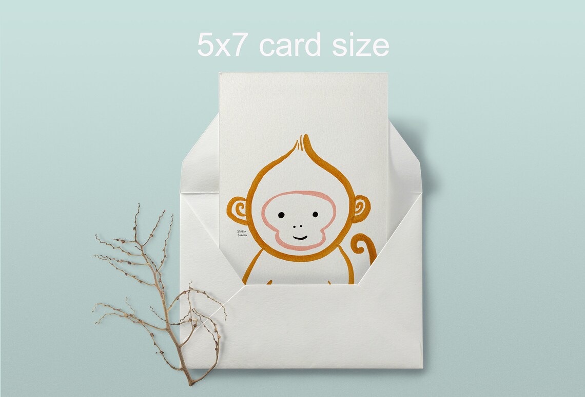 Animal Print Line Drawing, Nursery PRINTABLE Wall Art, Minimalist Kids ...