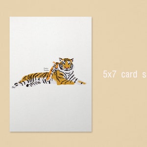 Tigers Printable, Tiger Illustration, Tigers Art Print, Tiger Wall ...
