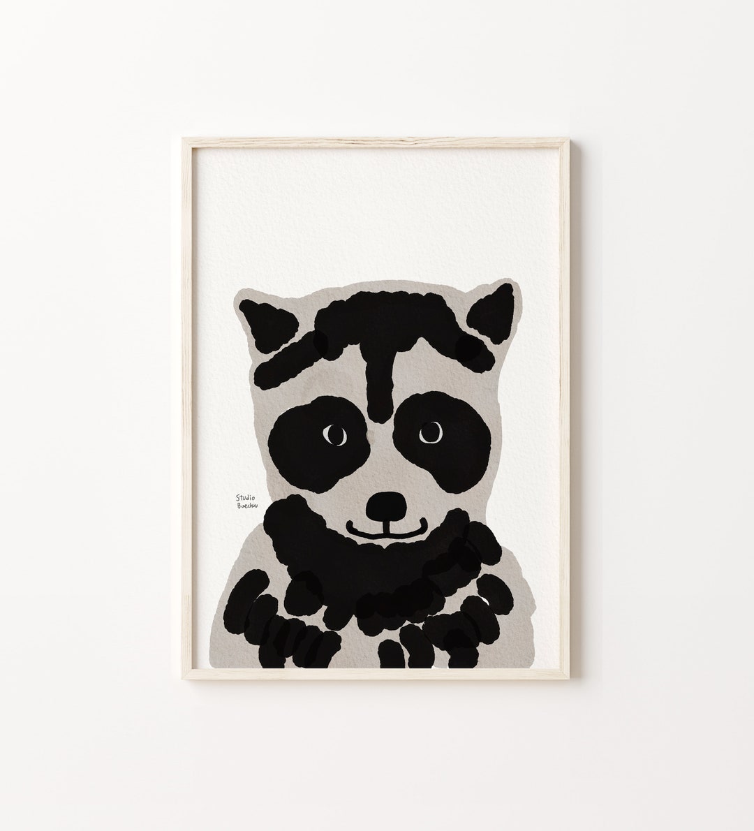 Animal Print Line Drawing, Nursery PRINTABLE Wall Art, Minimalist Kids ...