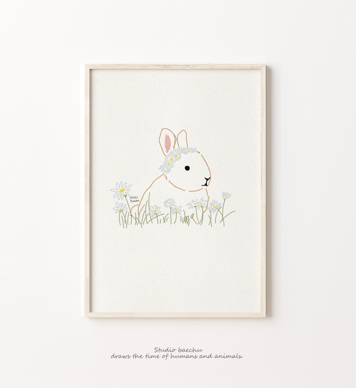Bunny Line Print, Bunny Rabbit Print, Line Drawing, Easter Bunny Baby ...