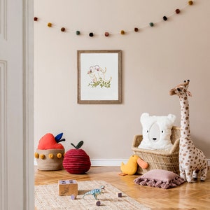 Animal Print Line Drawing Nursery PRINTABLE Wall Art - Etsy