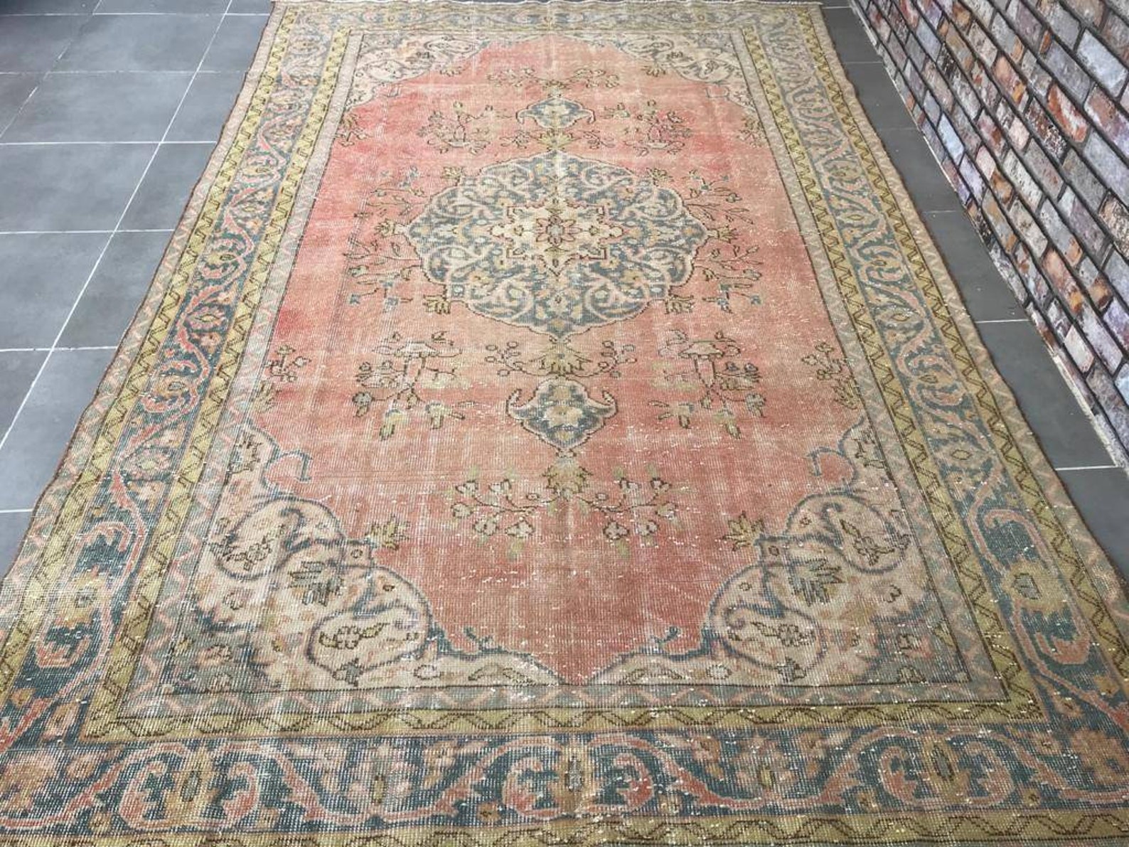 Pink Area Rug,9'9x6'2feet,pink Rug, Living Room Rug,aztec Area Rug ...