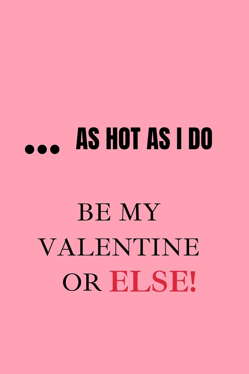 Mean Girls Valentine's Day Card for Him/her | PRINTABLE DOWNLOAD | They ...