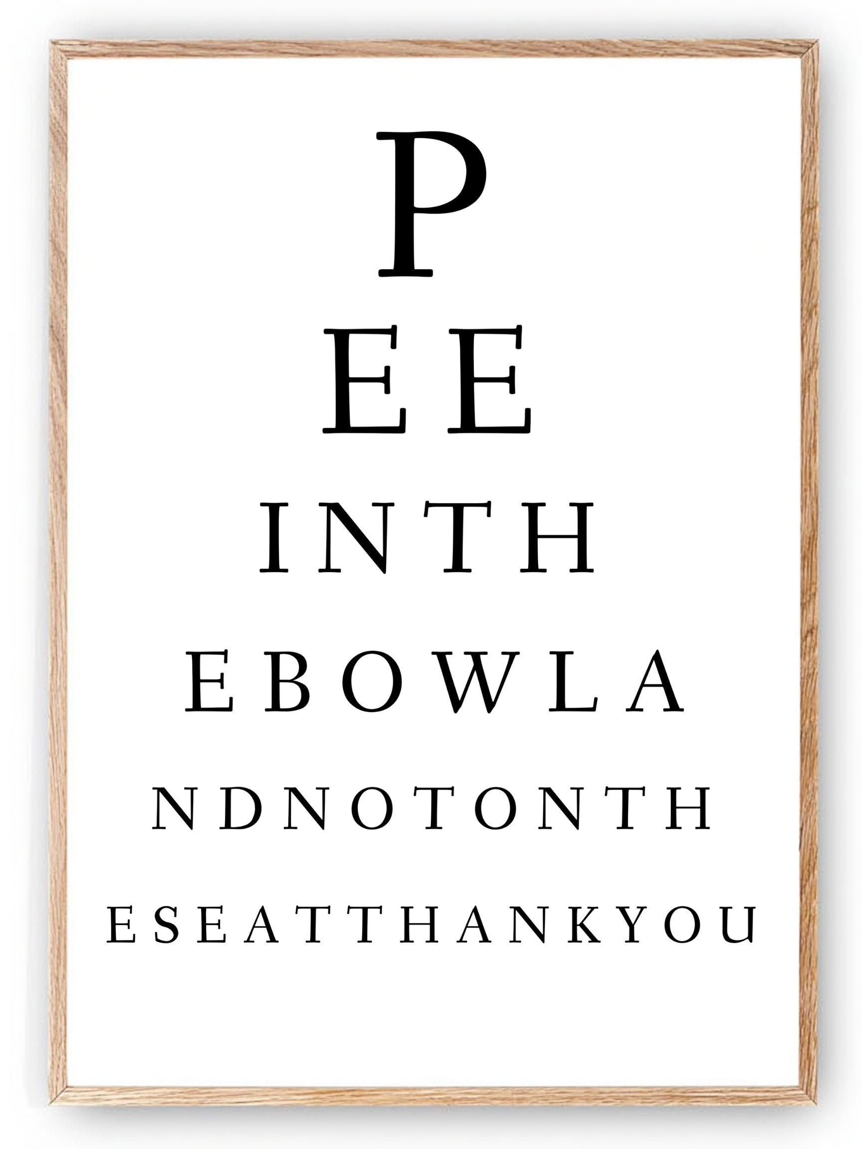 Bathroom PRINTABLE Wall Art / Bathroom Decor / Bathroom Art Print / Pee ...