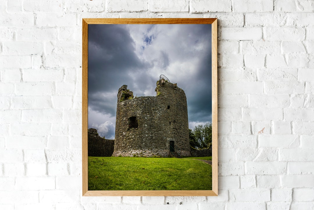 Irish Abandoned Dundrum Castle Print Derelict Urbex Ireland Northern ...