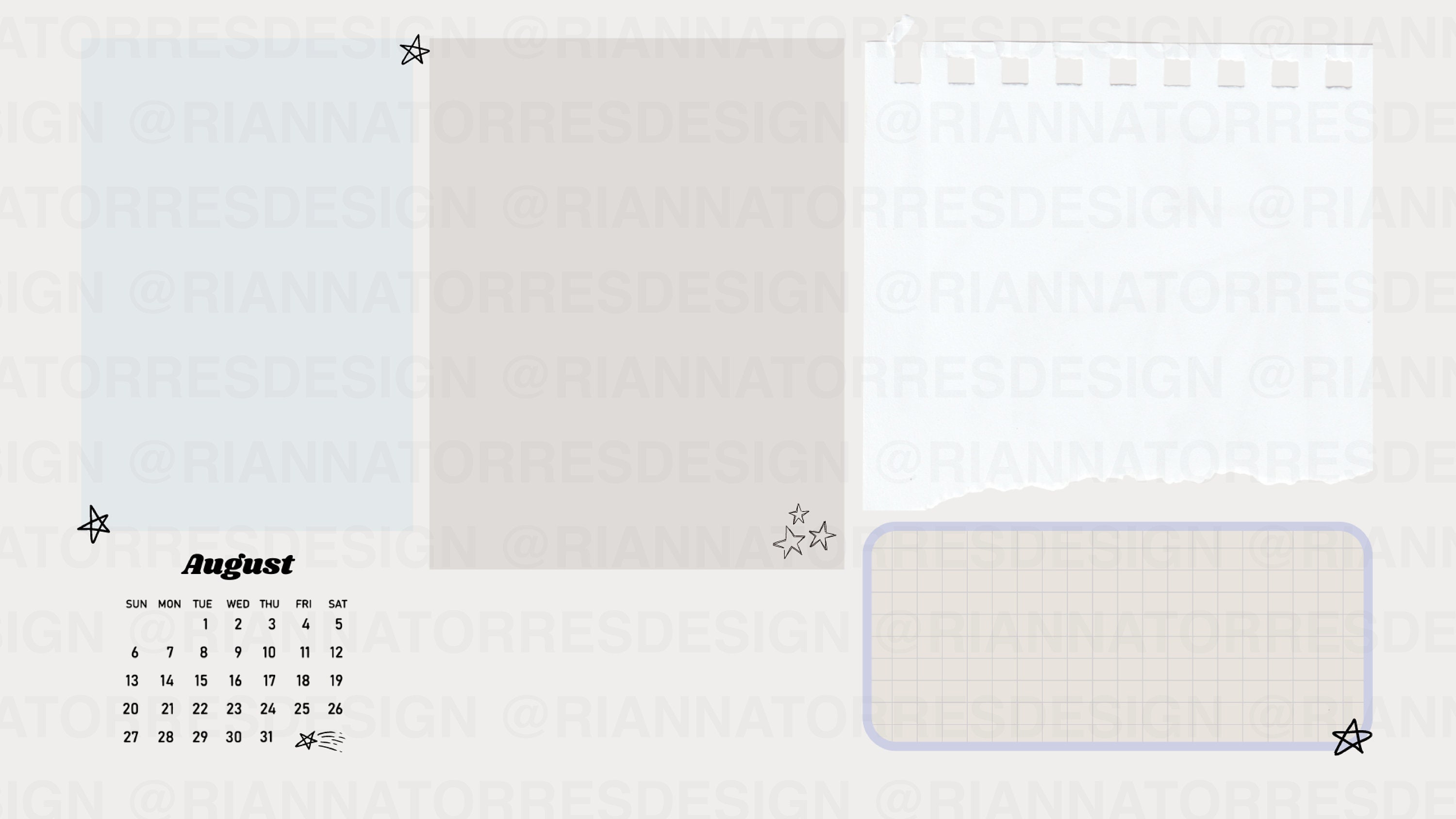 Desktop Organizer Wallpaper + Folder Icon | Minimalist, Notebook ...