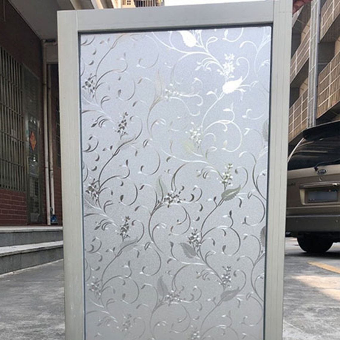 Window Privacy Film No Glue Window Sticker for Glass Vinyl 3D | Etsy