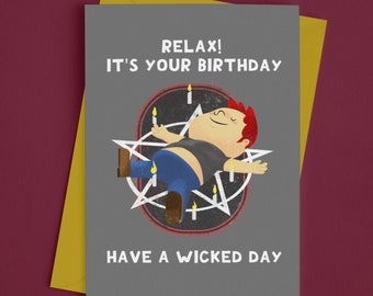 Dark Humor Birthday Card - Etsy UK