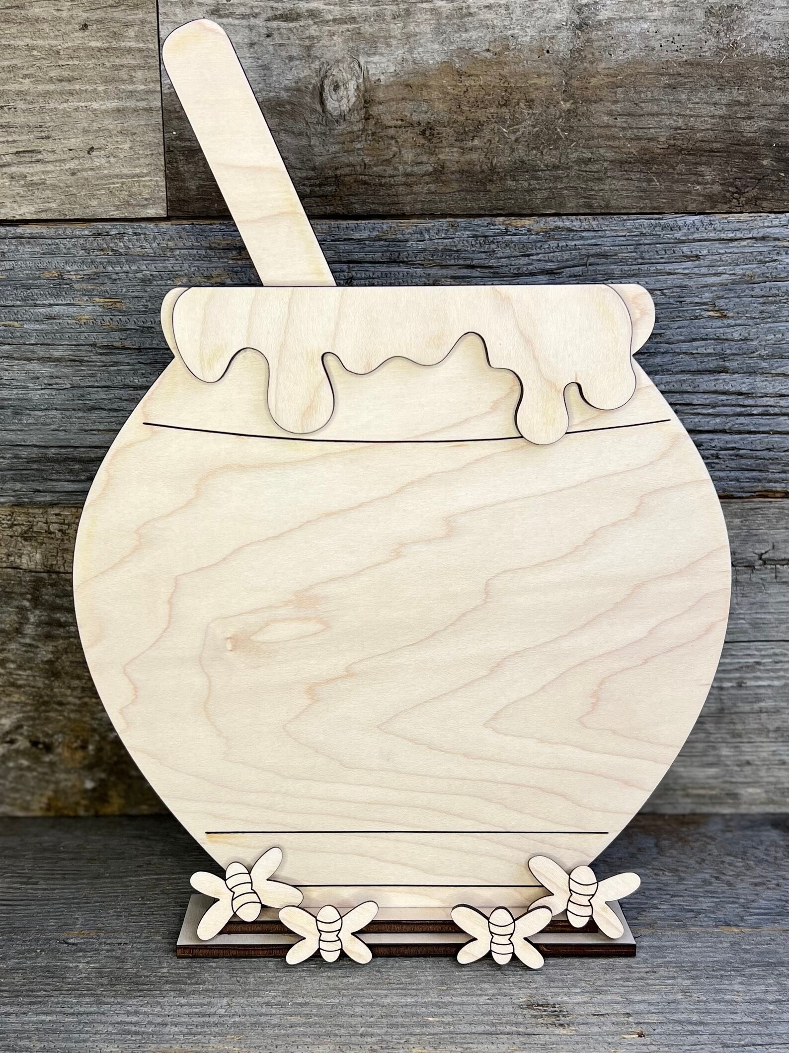 DIY Standing Honey Pot Backer Board for Cross Stitch and | Etsy New Zealand