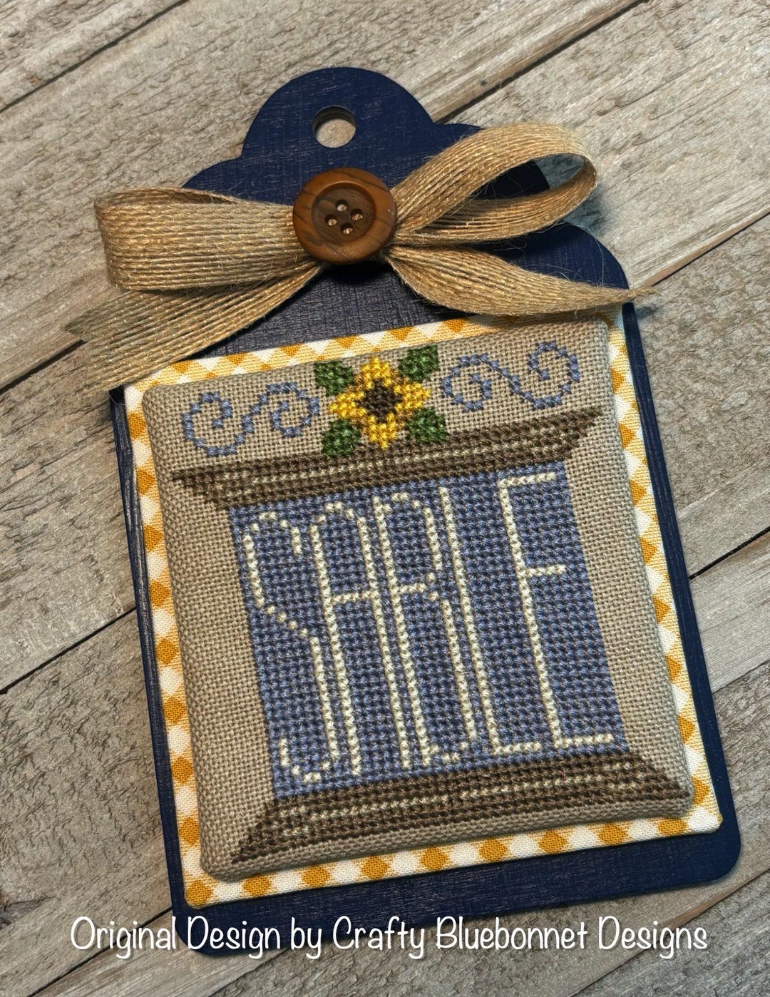 Finishing Tag and SABLE Spool by Crafty Bluebonnet Designs - Cross ...