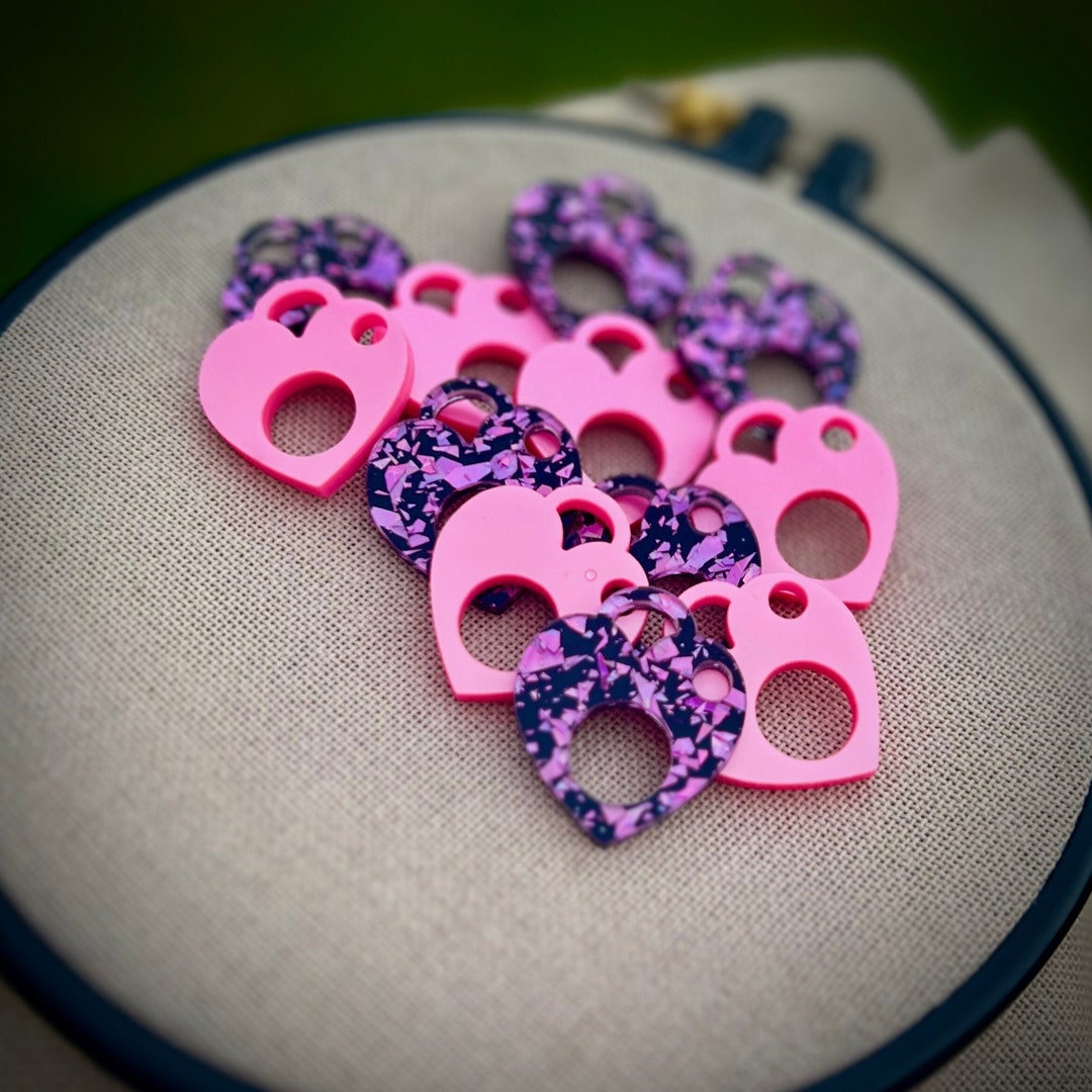 HEARTBREAKER Acrylic Floss Drops - Perfect for Cross Stitch Embroidery ...