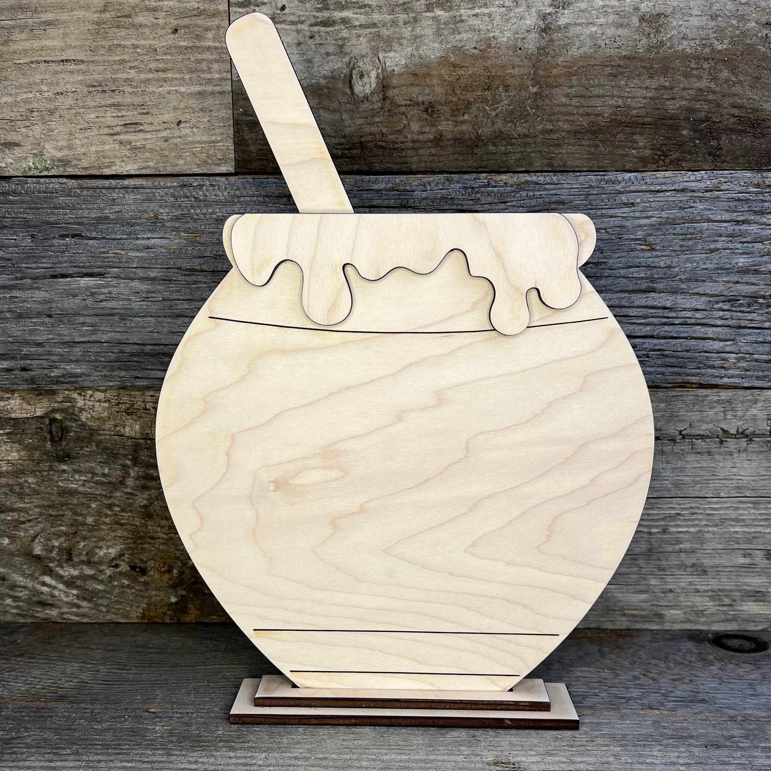 DIY Standing Honey Pot Backer Board for Cross Stitch and | Etsy New Zealand