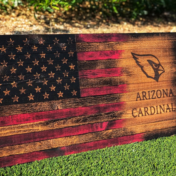 Nfl Wall Decor American Flag - Etsy