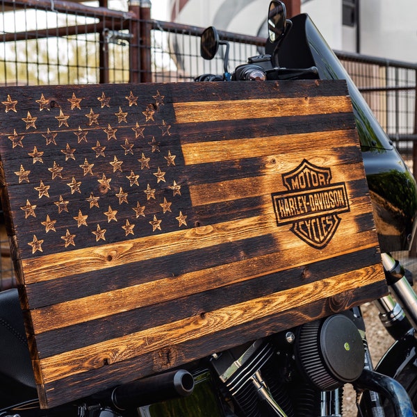 Harley Davidson Flag - Etsy