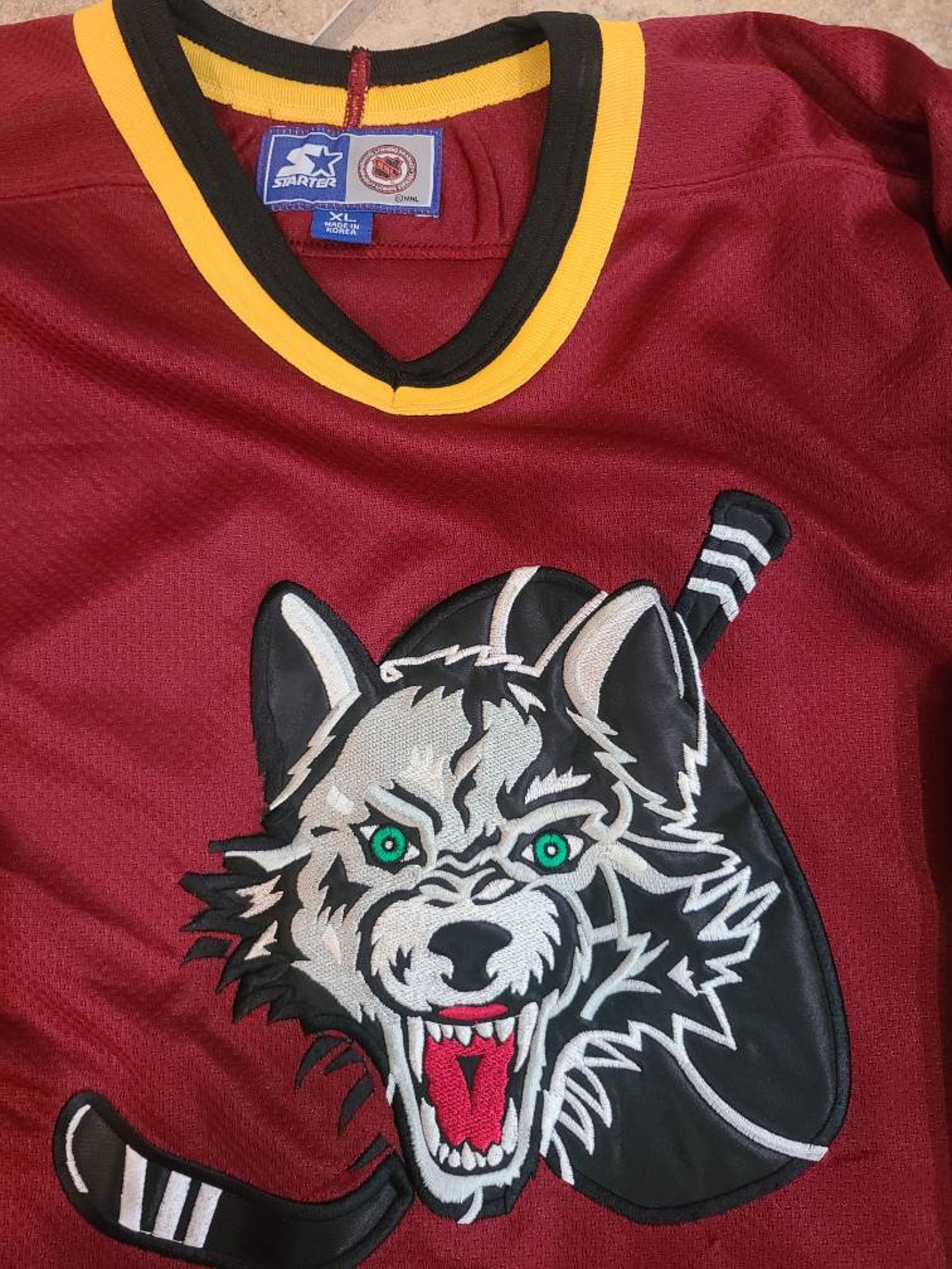 Chicago Wolves STARTER/NHL Hockey Jersey Used Men's XL | Etsy Chicago Wolves STARTER/NHL Hockey Jersey Used Men's XL | Etsy