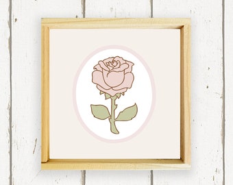 Bolero White English Garden Rose Botanical Print From Grace - Etsy
