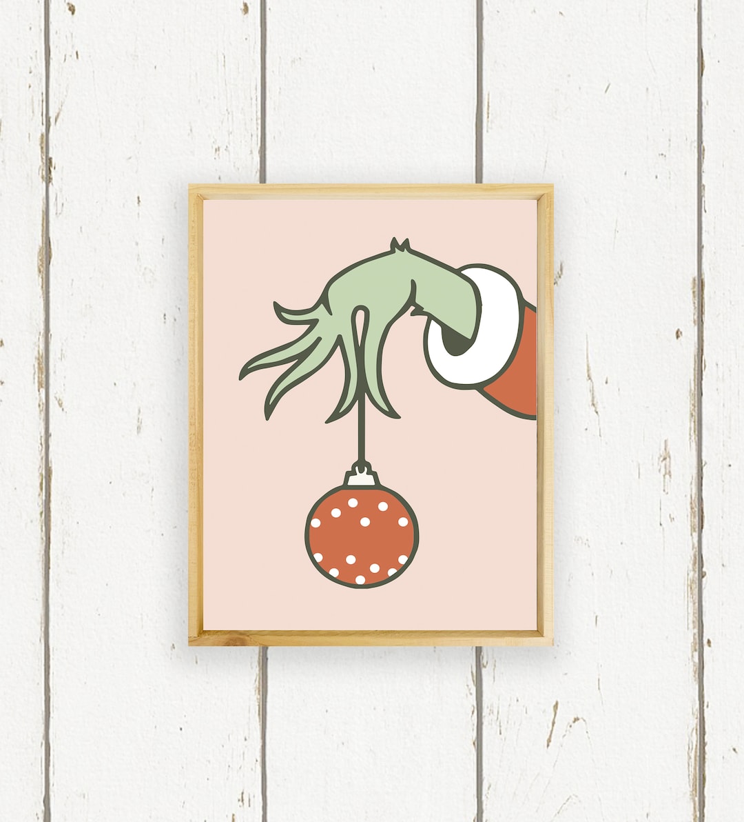 Grinch Hand - How the Grinch Stole Christmas - Hand Made Wood Sign ...