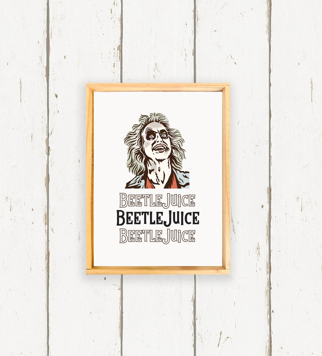 Beetlejuice, Beetlejuice, Beetlejuice - Hand Painted Wood Signs - Etsy