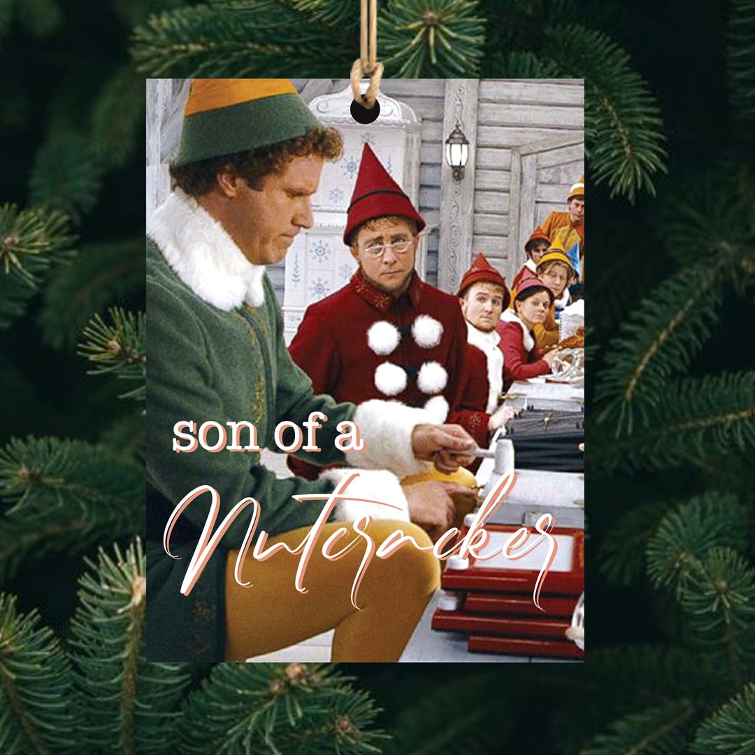 Elf - Son of a Nutcracker - Wood Ornament - Etsy