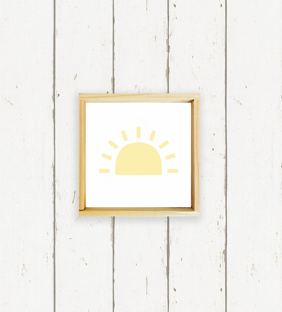 Boho - Half Sun - Hand Painted Wooden Sign - Boho Nursery - Boho Decor ...