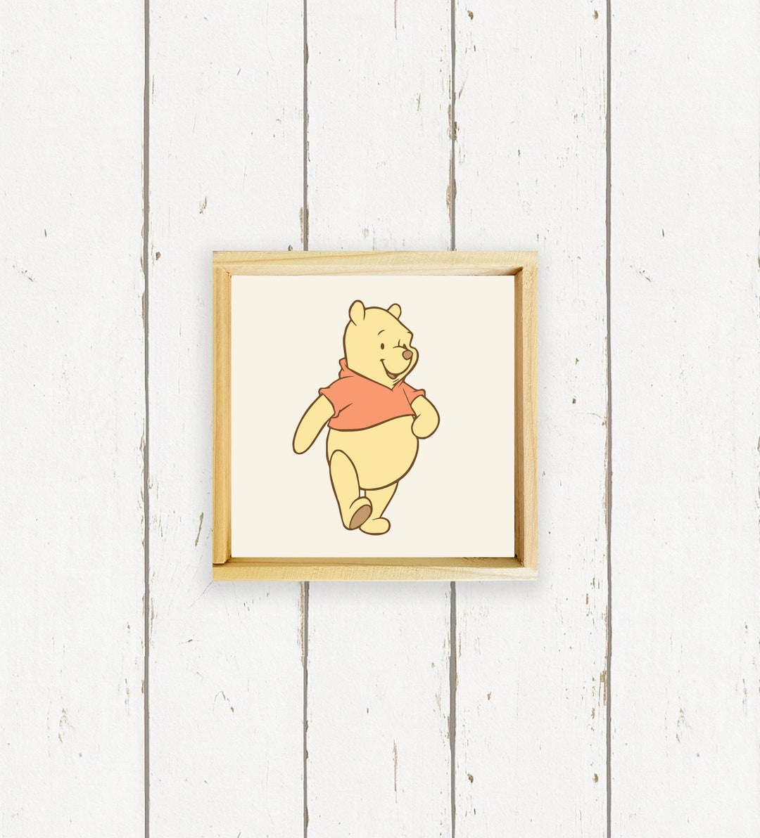 Winnie the Pooh - Hand Made Wood Sign - Boho Home Decor - Nursery Wall ...