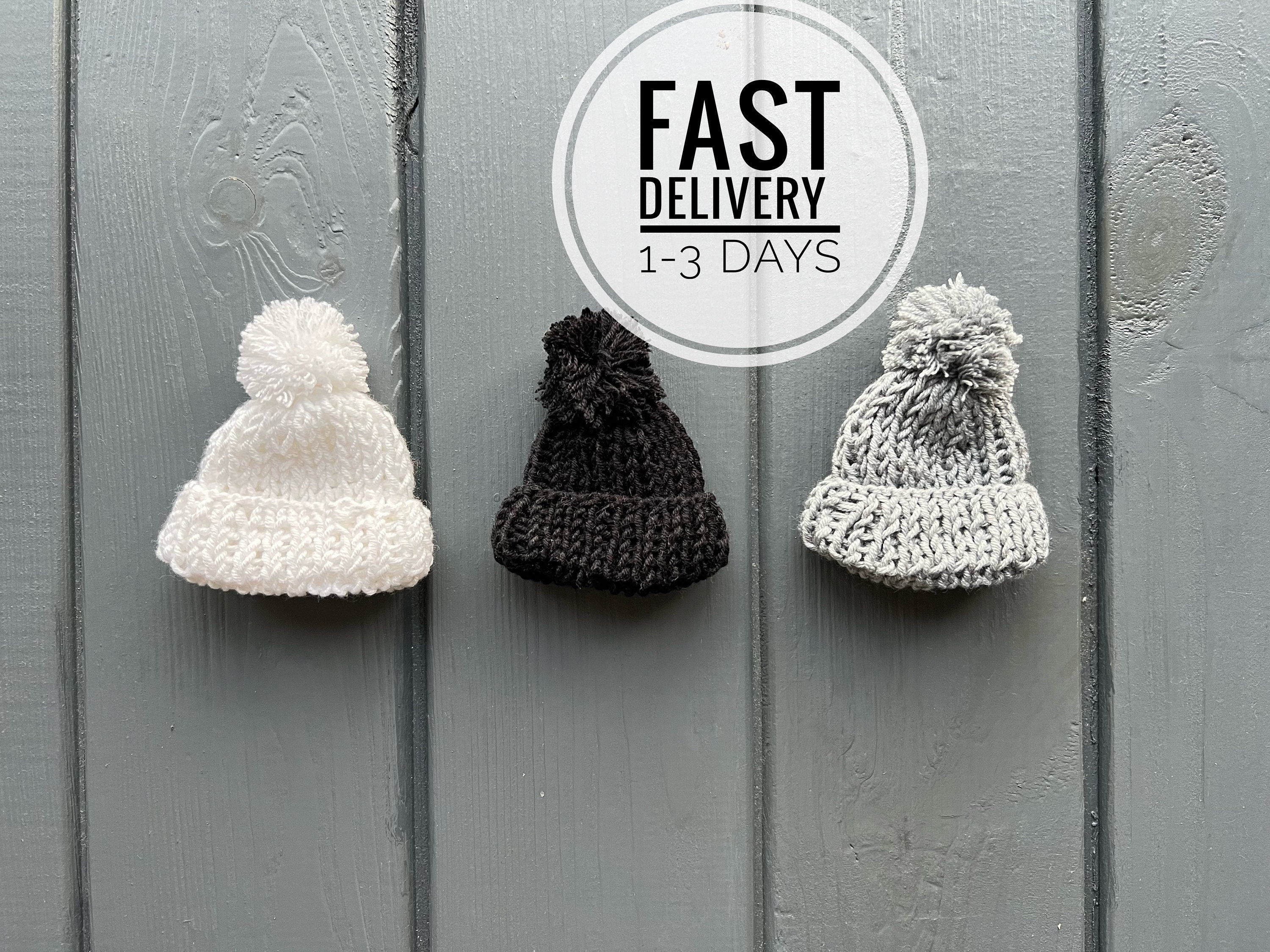 3 Penis Hats With Pompon Dick Penis Beanie Beret Willy Warmer Peter ...