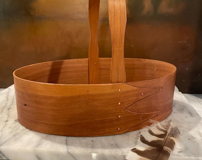 Vintage Shaker Oval Basket - Canterbury Woodworks / 2 Finger ...