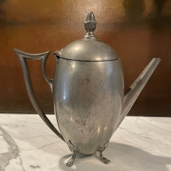 Pewter Tea Pot - Etsy